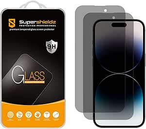 Amazon.com: Supershieldz (2 Pack) (Privacy) Anti Spy Screen Protector ...
