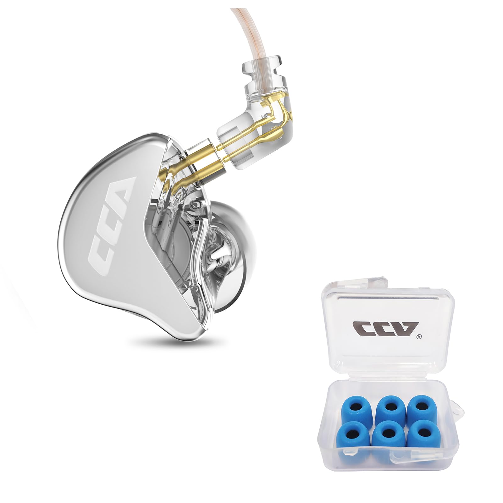 Amazon.com: CCA CRA in Ear Monitor Headphones Memory Foam Earbud Tips ...