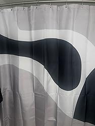 Amazon.com: She Love Black and Grey Abstract Shower Curtain Modern Geometric Art Minimalist ...