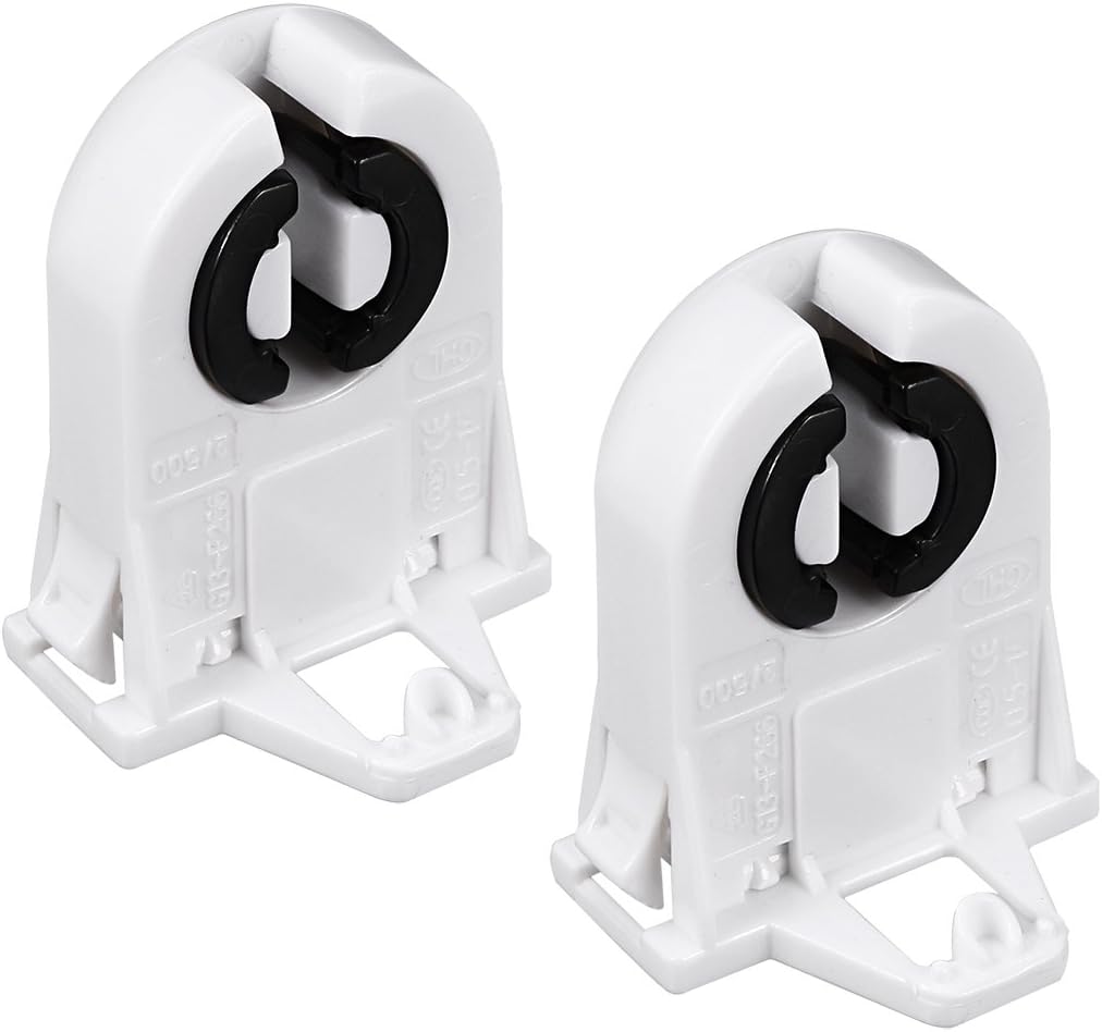 uxcell 2Pcs T8/T12 Fluorescent Light Holder G13 Base Non-Shunted ...