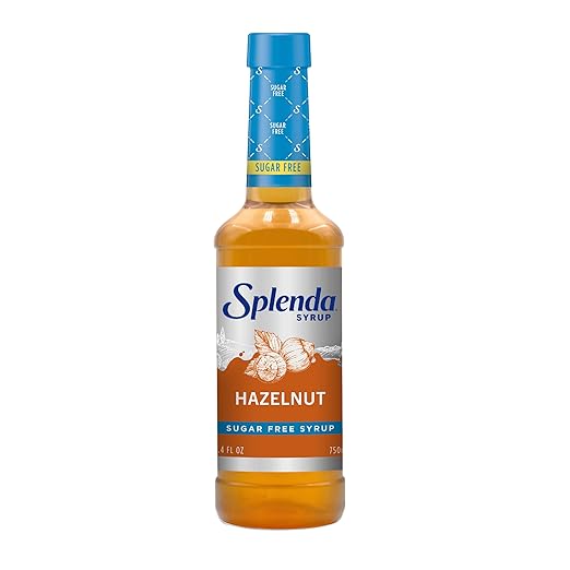 Amazon.com: Splenda Coffee Syrup, Hazelnut, Sugar Free, Flavored Liquid ...