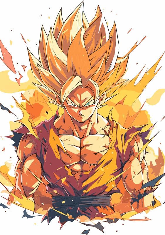 Artistic Decals Stickers Japanese Comics Dragon Ball Z Goku Wall ...