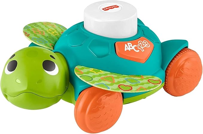 Amazon.com: Fisher-Price Linkimals Sit-to-Crawl Sea Turtle, Light-up ...
