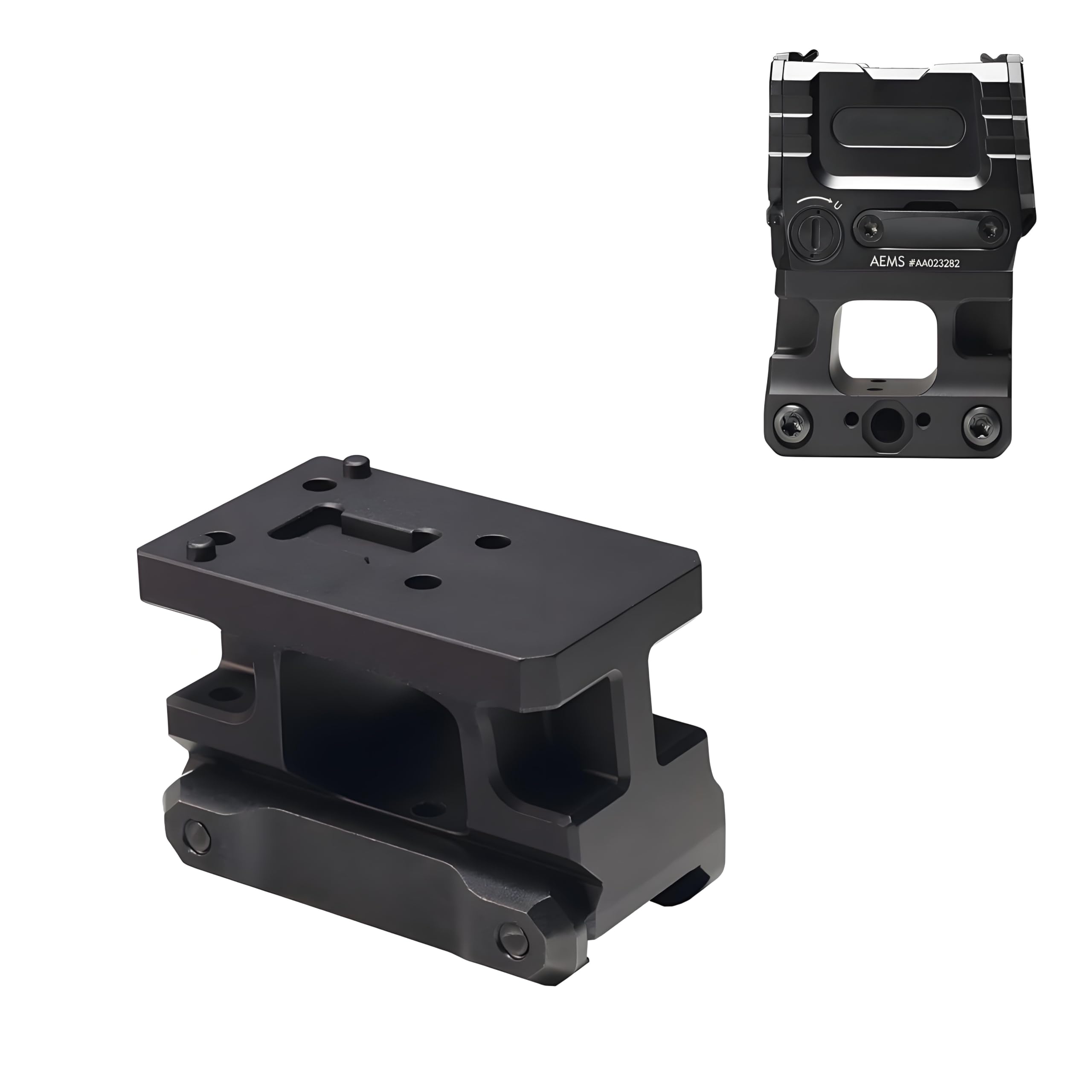 0.6" 3 Slot QD Quick Detach Lever Lock Mount 20mm Weaver Picatinny Rail ...