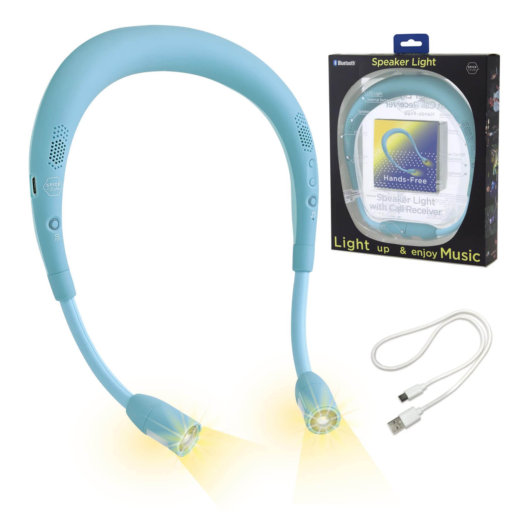 Amazon.co.jp: SPICE OF LIFE(スパイス) LED ネックライト スピーカー