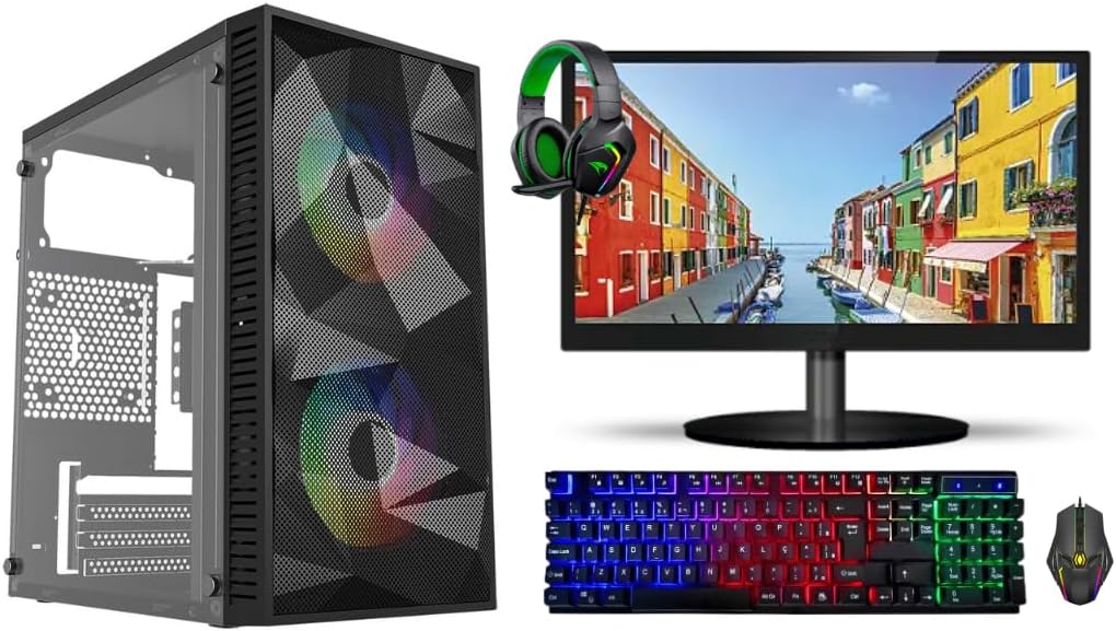 PC GAMER INTEL I5 3470-16GB DDR3 - SSD 240GB - MONITOR 19'' - KIT GAMER ...