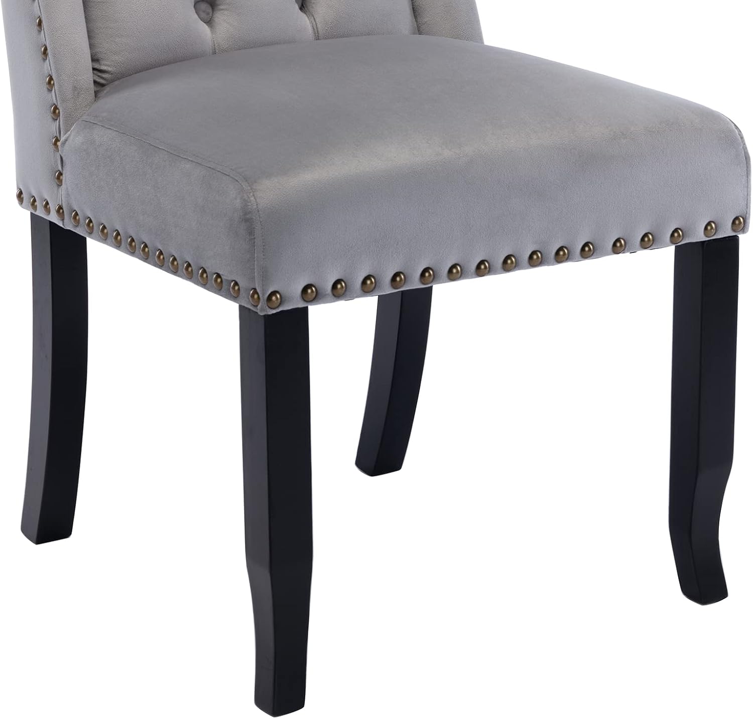 Buy DUOMAY Modern Tufted Dining Chairs Set of 6, Velvet Upholstered ...