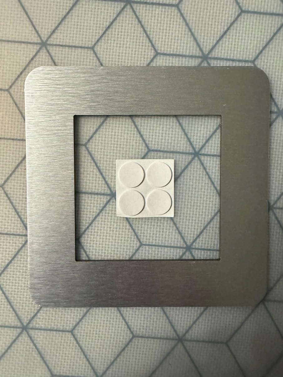 Rumyve Switch Stickers - Set of 2 Silver Light Switch Covers and 3.38 ...