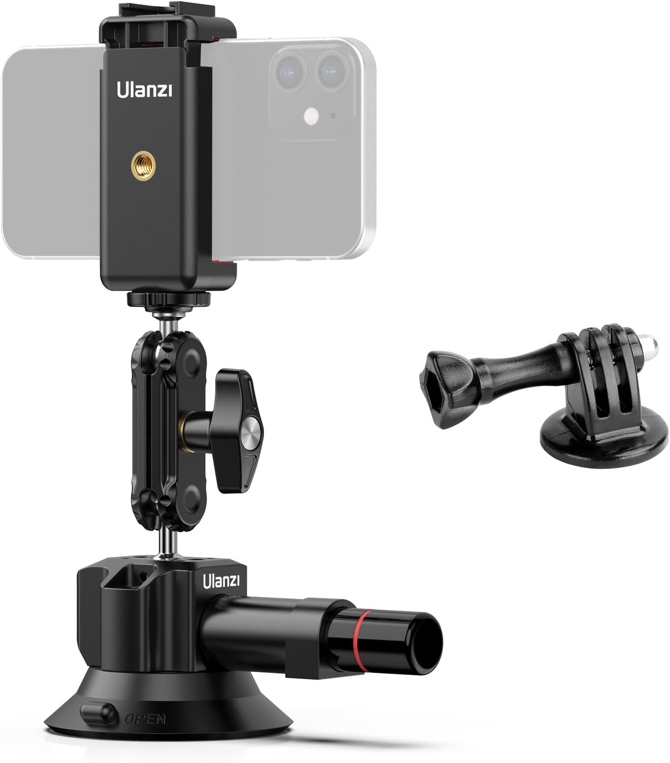 Amazon.com : Camera Suction Cup Mount for Action Cameras - ULANZI SC-02 ...