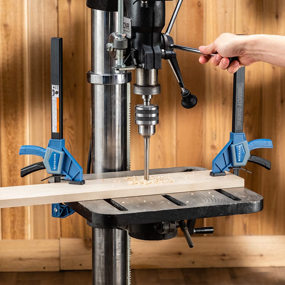Snapklik.com : Rockler Spring-Loaded One-Handed 10” Bar Clamp Trigger ...