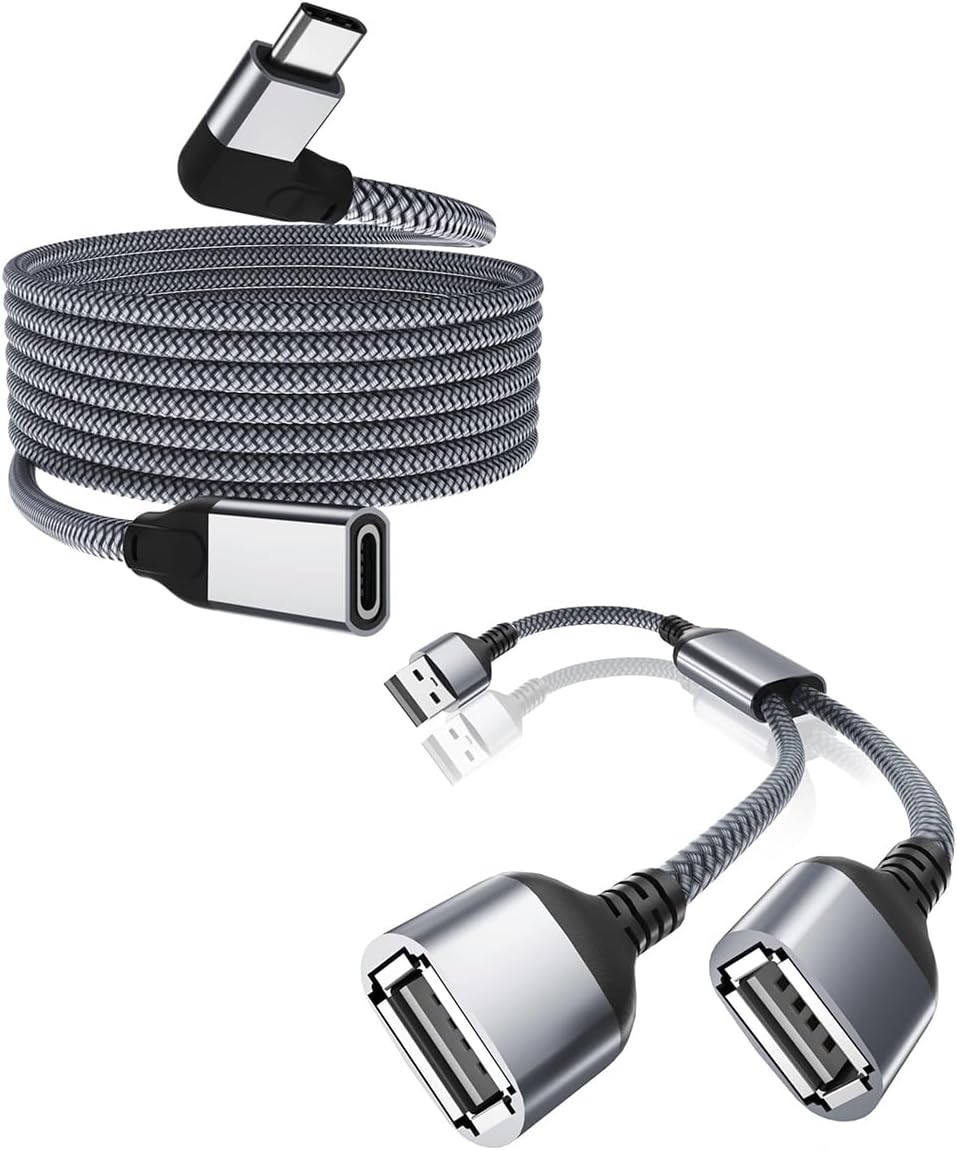 Amazon.com: Itramax USB Splitter Y Cable USB 1 Male to 2 Female ...