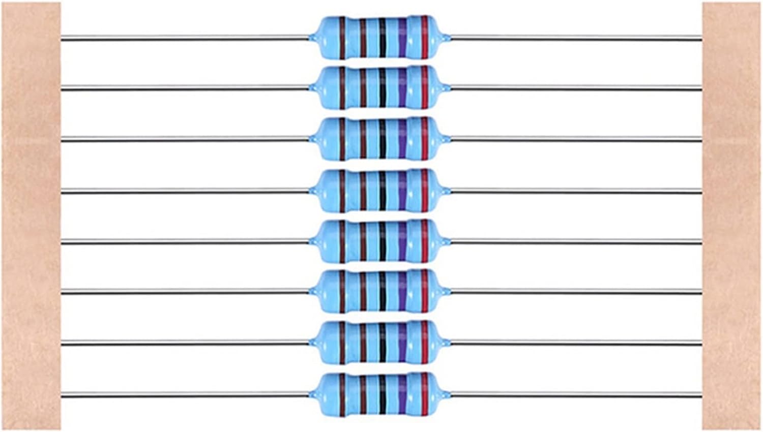 Amazon.com: KIRANDY Single Resistors 20pcs 1W 1Percent Metal Film ...