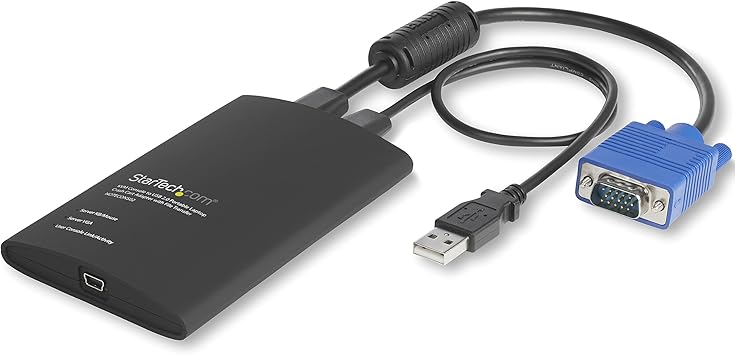 Amazon.com: StarTech.com Portable Laptop Crash Cart Adapter, USB/VGA ...