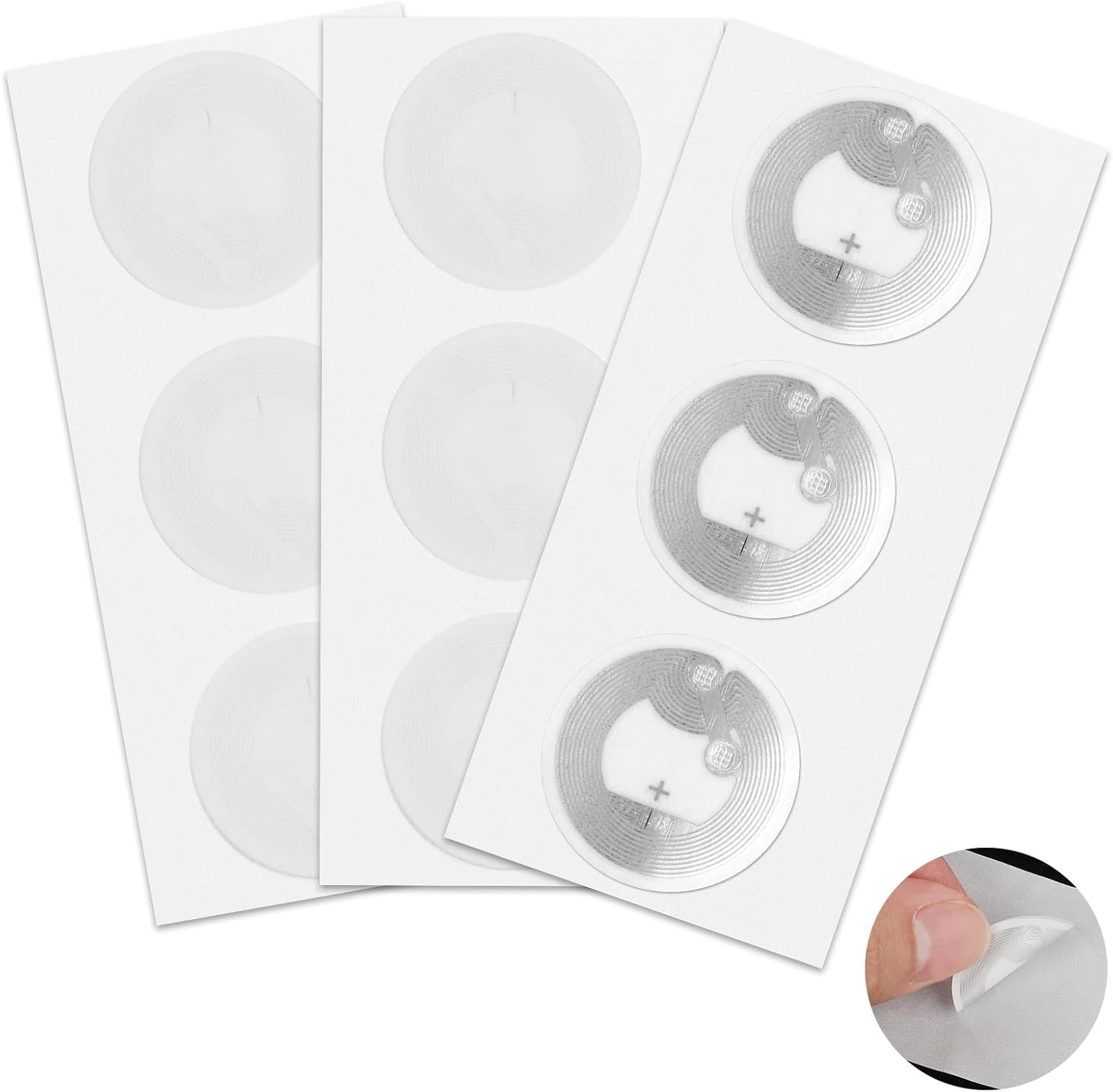 Amazon.com: DSLSQD 50 Pieces NFC Tags, 1 Inch Round NFC Stickers 215 ...