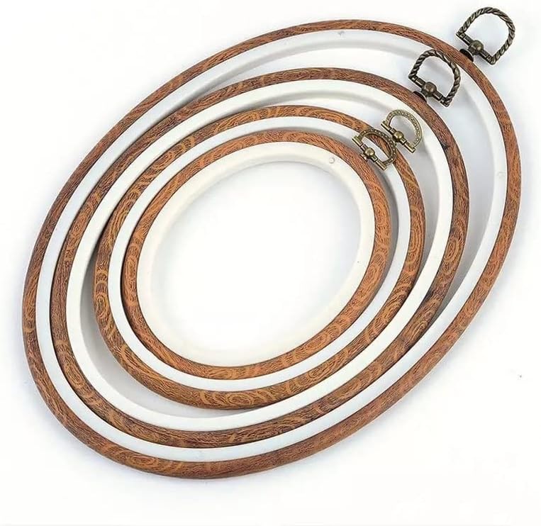 Kavya Craft Present 4 Pieces Embroidery Hoops Cross Stitch Hoop Ring ...