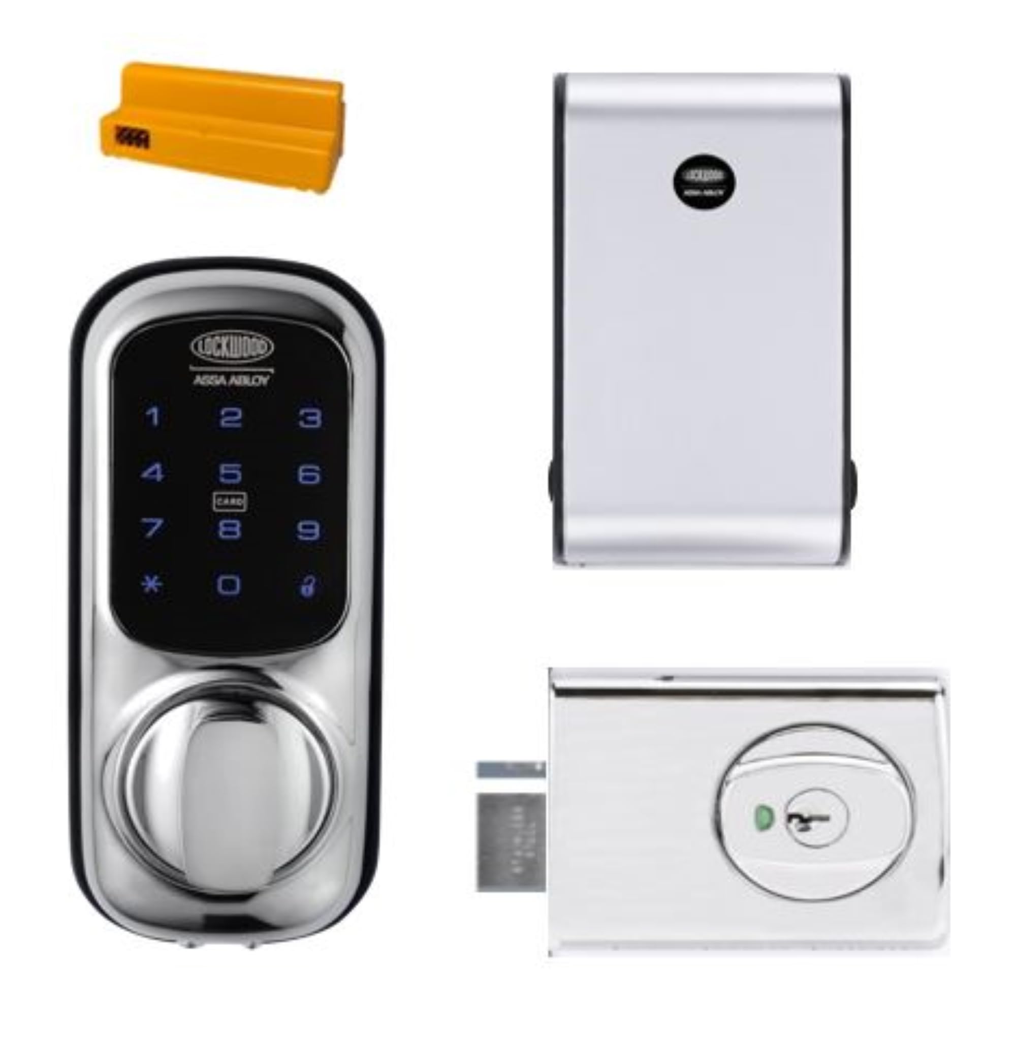 Lockwood 001 Touch Plus™ Smart Deadlatch Chrome Plate : Amazon.com.au ...