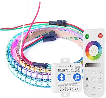 Amazon.com: BTF-LIGHTING WS2812B RGB ECO LED Strip, Chasing Effects ...