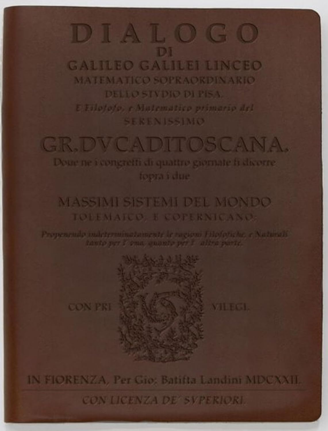 Amazon.com: Dialogo by Galileo: Dark Brown Lined Journal (Science ...