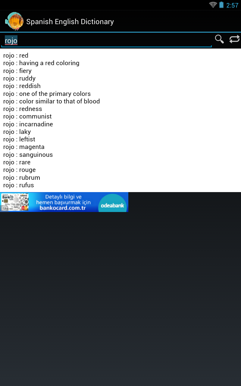 English Spanish Dictionary - App on Amazon Appstore