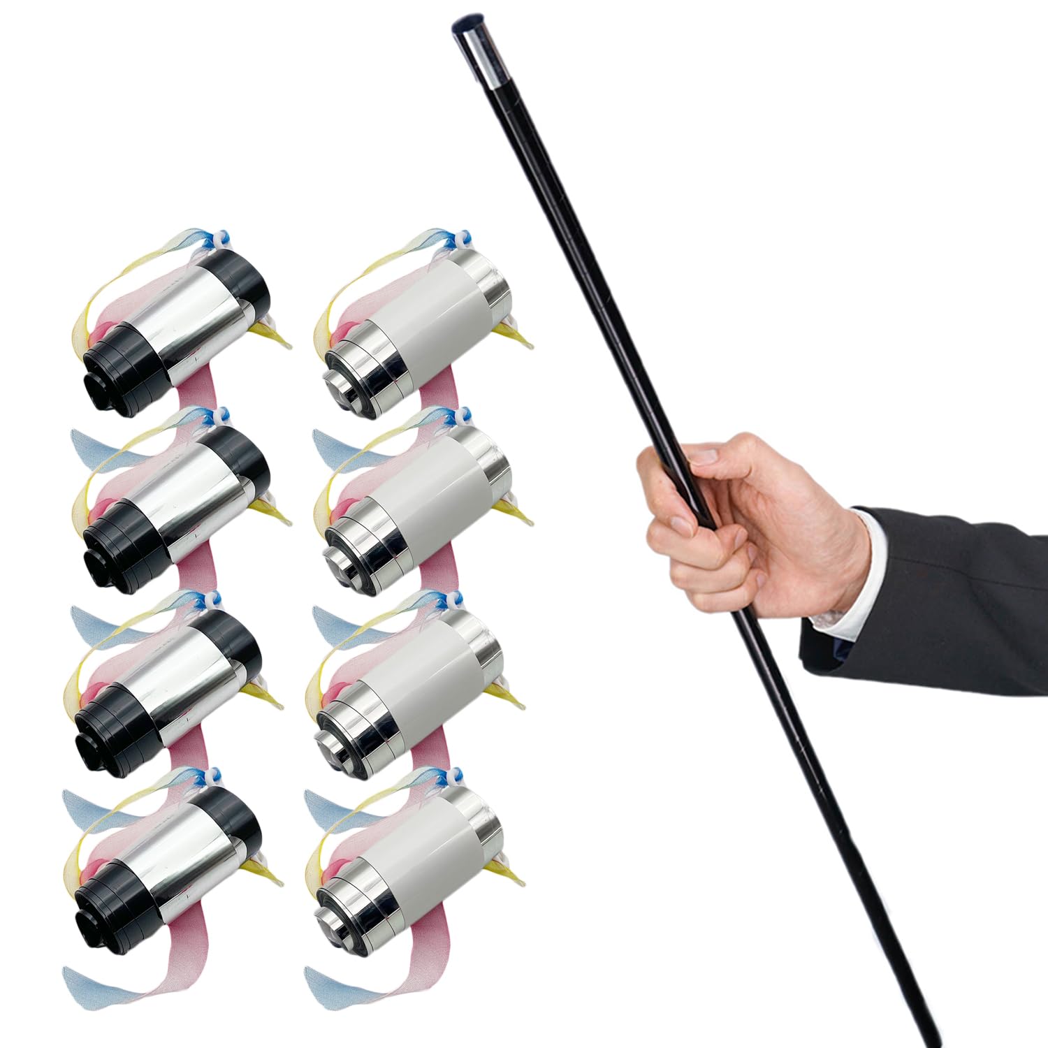 Amazon.com: Neliky 35.4in/90cm Plastic Magic Pocket Staff Collapsible ...