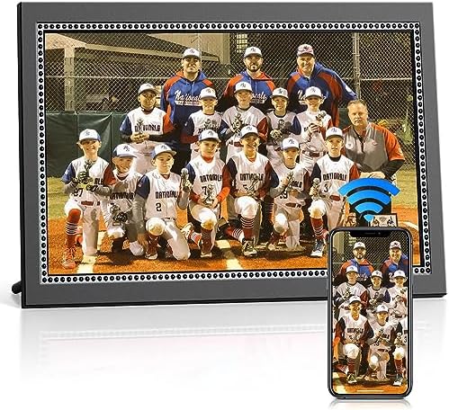 Amazon.com : MESWAO Large Digital Picture Frame - 15.6" Stunning ...