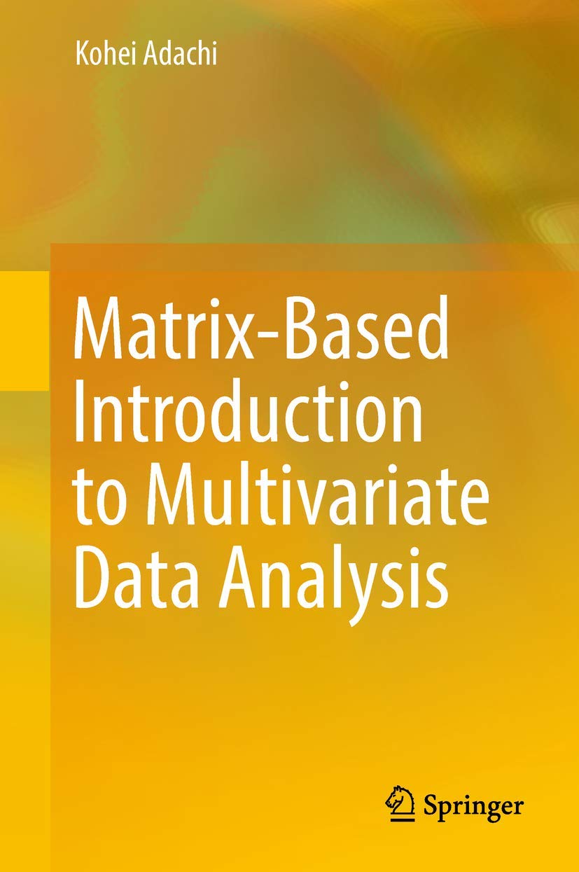 Buy Matrix-Based Introduction to Multivariate Data Analysis Book Online ...