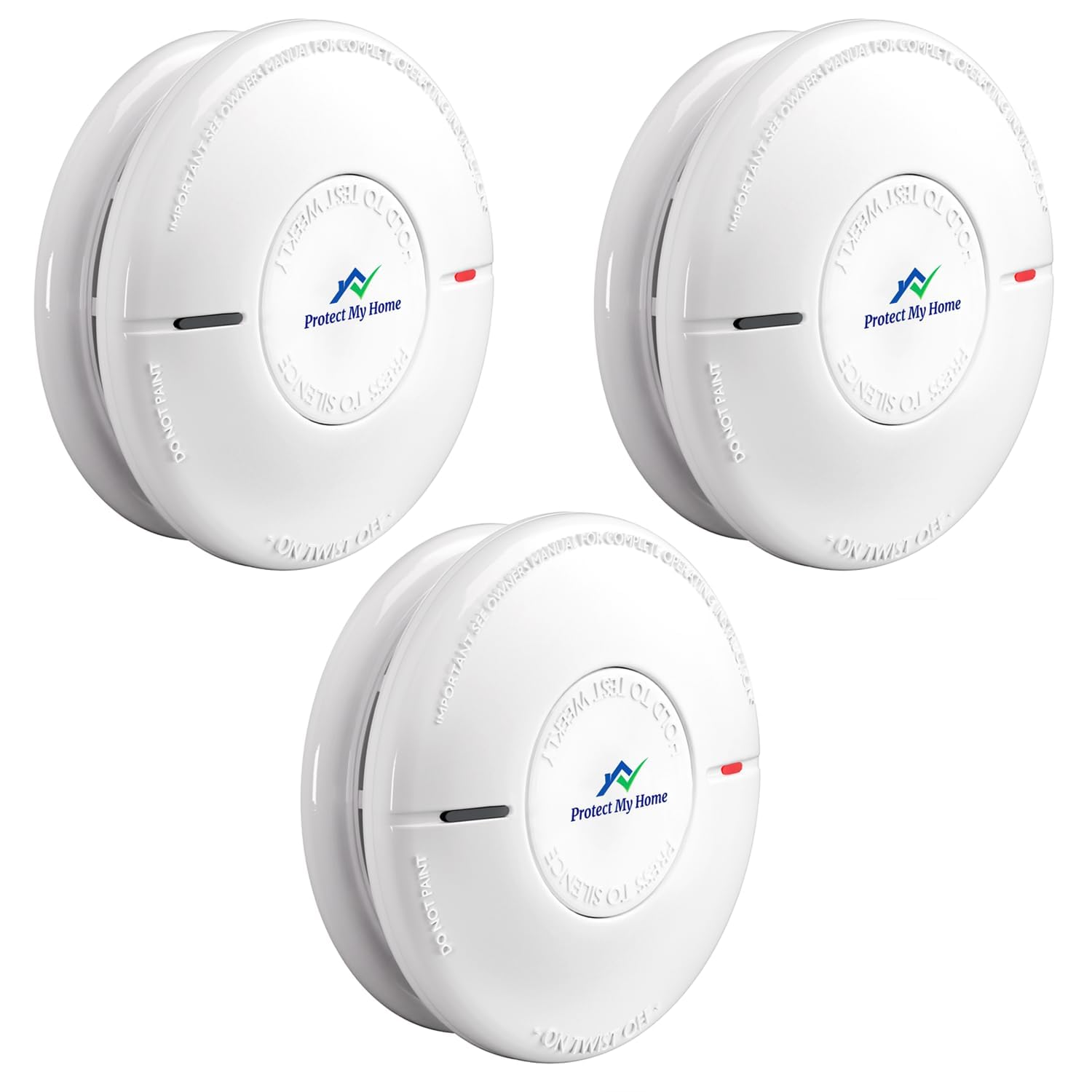 Protect My Home Smoke and Carbon Monoxide Detector Combo - CO & Smoke ...