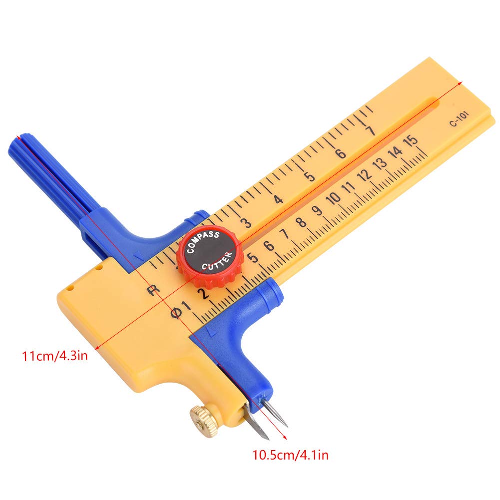 Snapklik.com : Circle Cutter Paper Trimmer Circular Cutting Tool Circle ...
