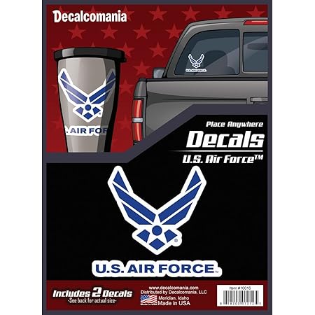 Amazon.com: United States Air Force Value Pack Decals- 11 Piece USAF ...
