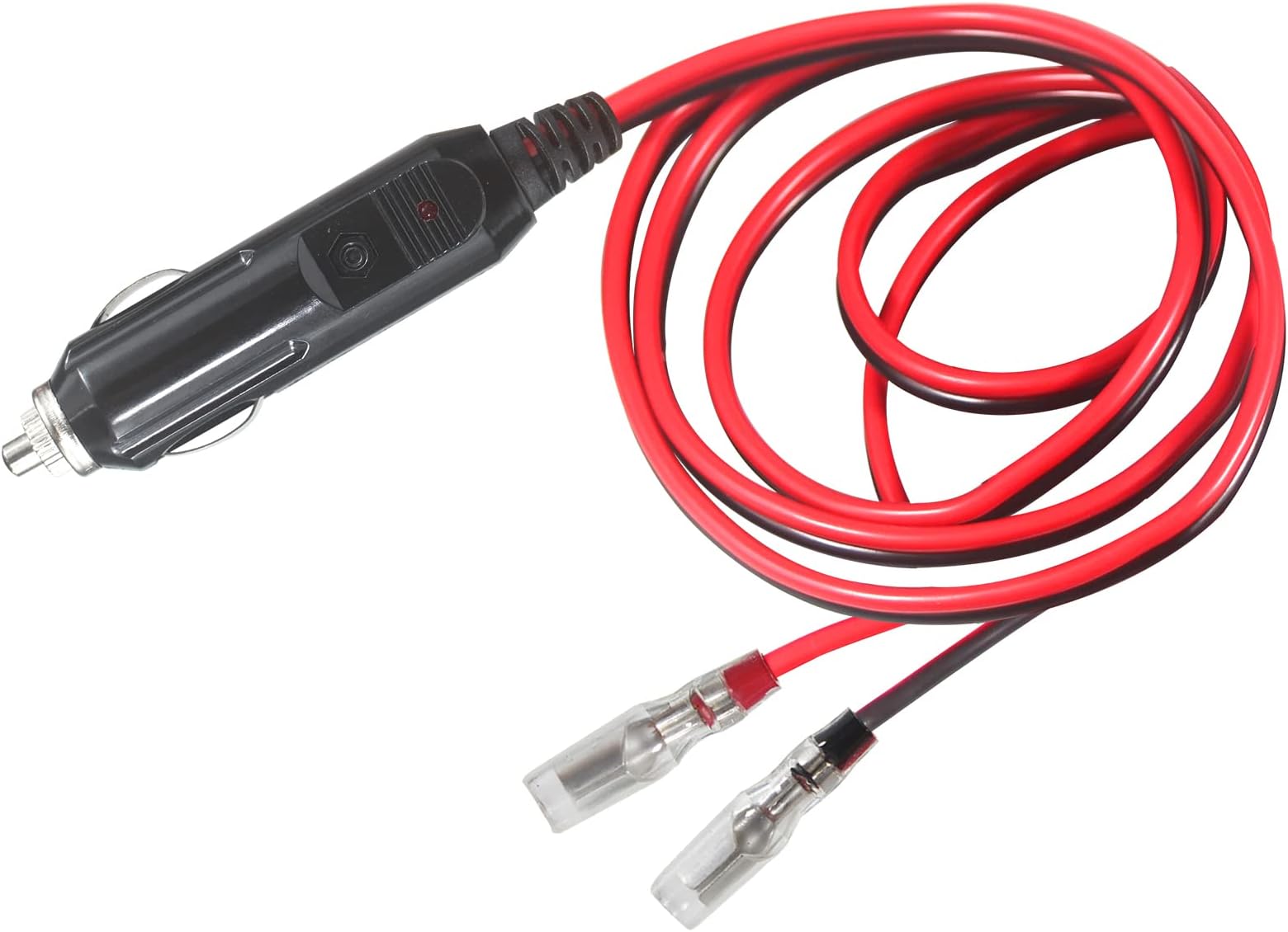 Amazon.com: EXTRACTME 2 Pack 12V Fused Cigarette Lighter Male Plug with ...