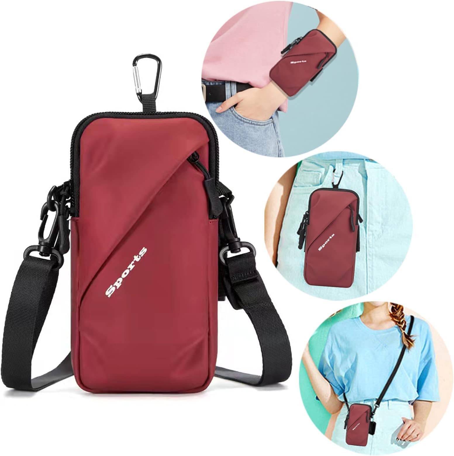 Amazon.com: Phone Holder Arm Bands, Small Crossbody Shoulder Holsters ...