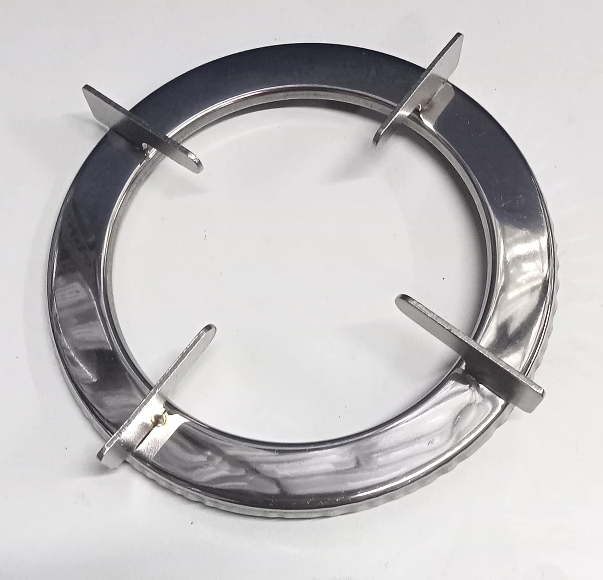 Gas Burner Stand Stainless Steel (18cm) 2 Pcs (Round Model) : Amazon.in ...