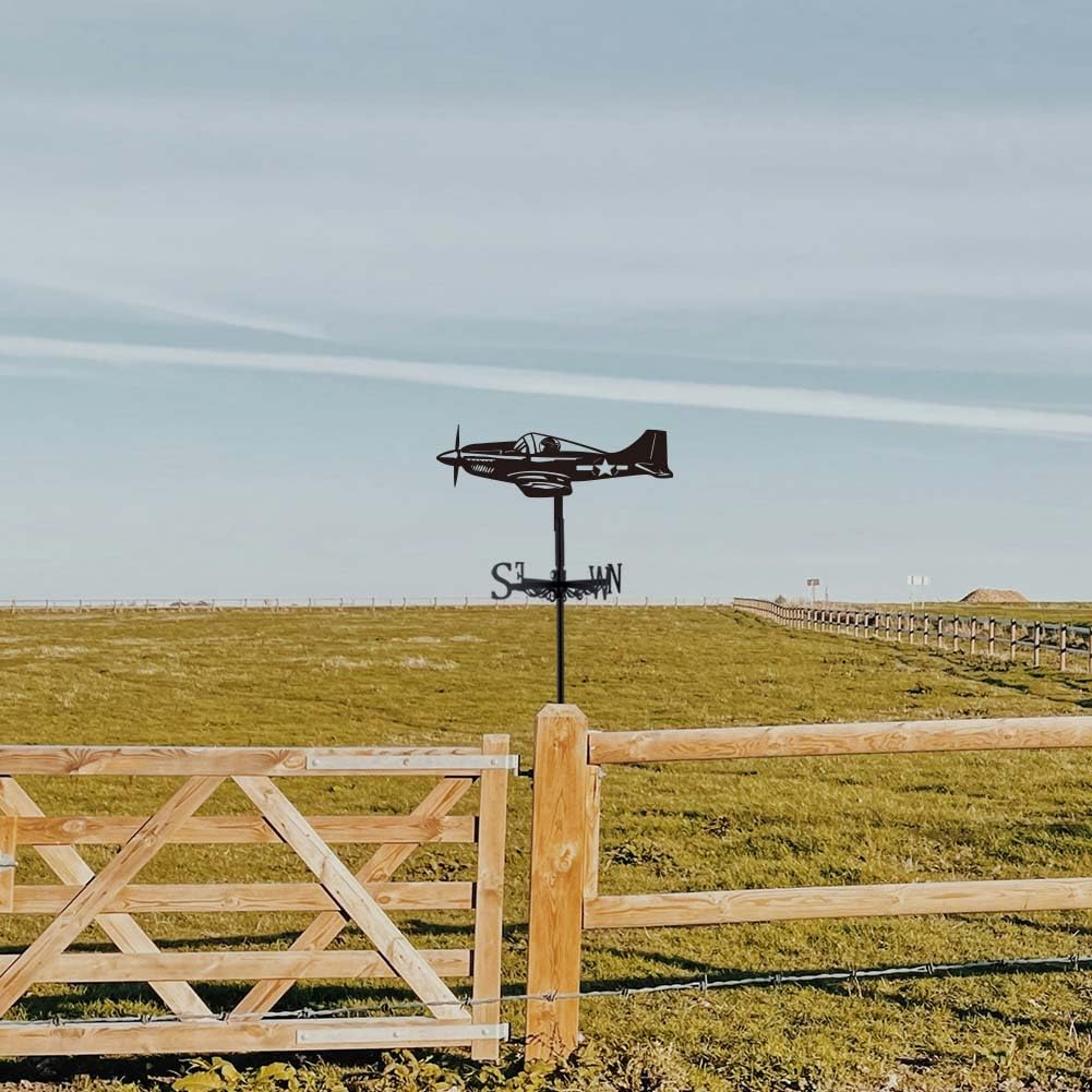 Outdoor Patio Wind Vane SUPERDANT Fern Plant Metal Weather Vane - Roof ...