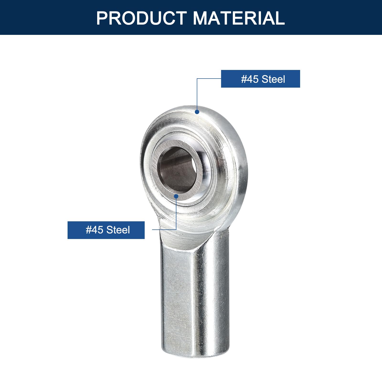 Snapklik.com : HiPicco CF8 Rod End Bearing Heim Joints, 1/2 X 1/2-20 ...