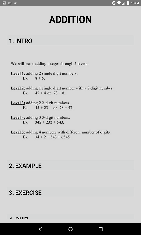 Integer Math One:Amazon.com:Appstore for Android