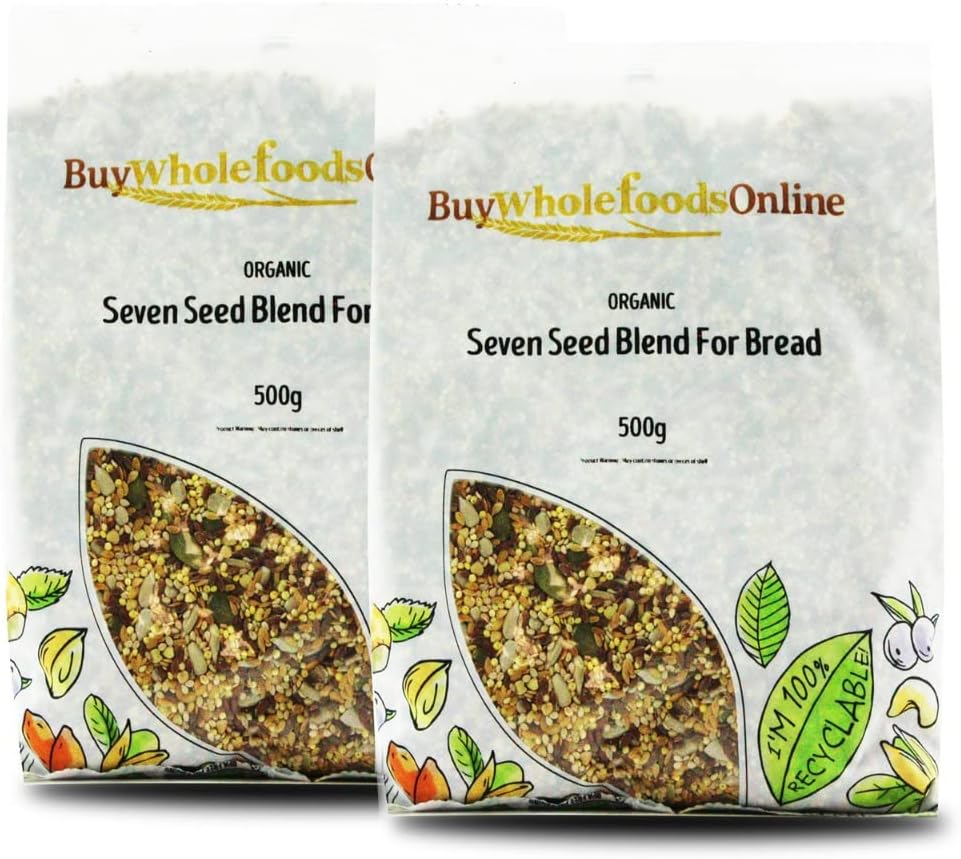 Organic Seven Seed Blend for Bread 1kg (BWFO) : Amazon.co.uk: Grocery