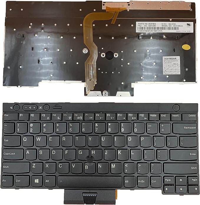 Click IT Key Laptop Replacement Keyboard Compatible with IB Thinkp ...