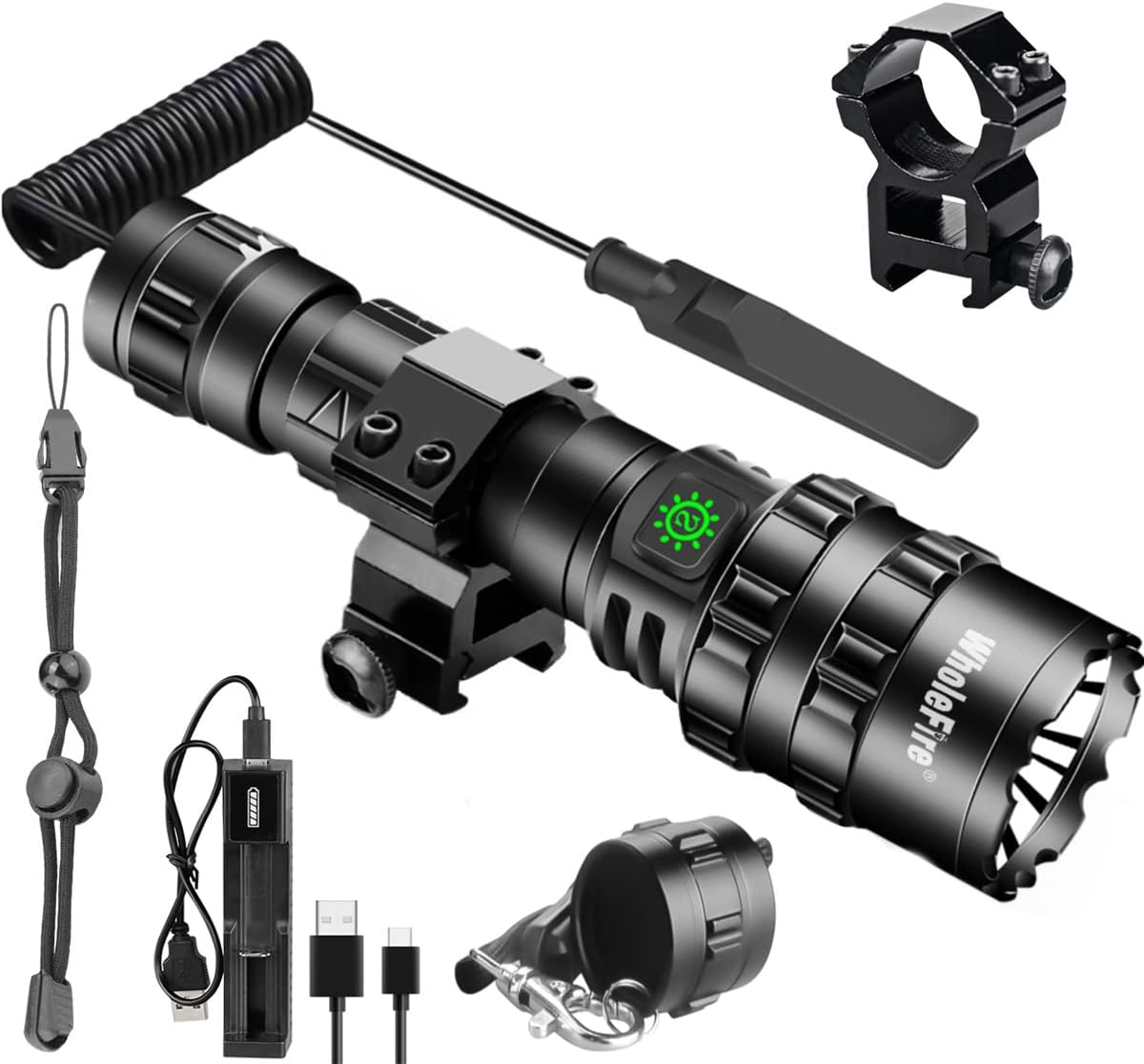 Odepro KL41 Plus Torch for Hunting Long Range Hunting Torch Red Light ...