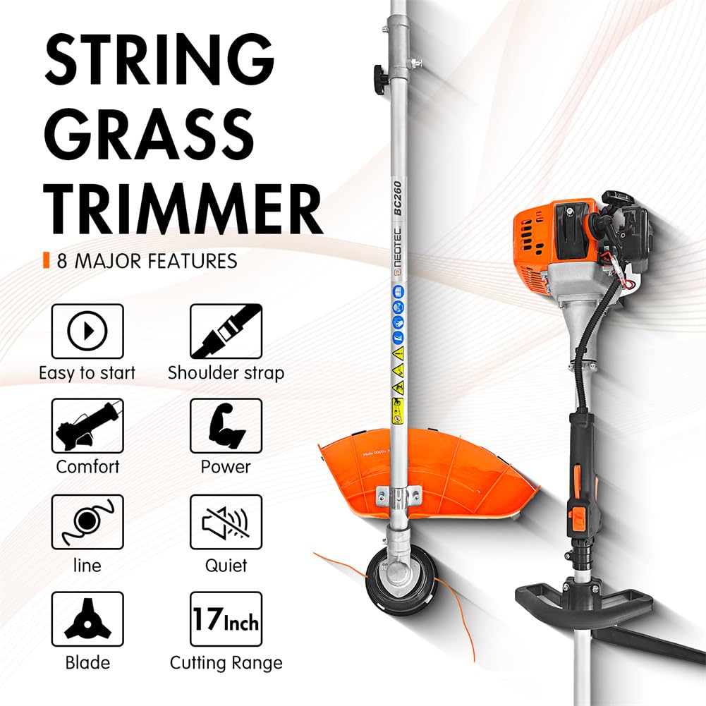 Snapklik.com : Gas-Weed-Wacker, 26CC Weed Eater Gas Powered, 2-Cycle ...