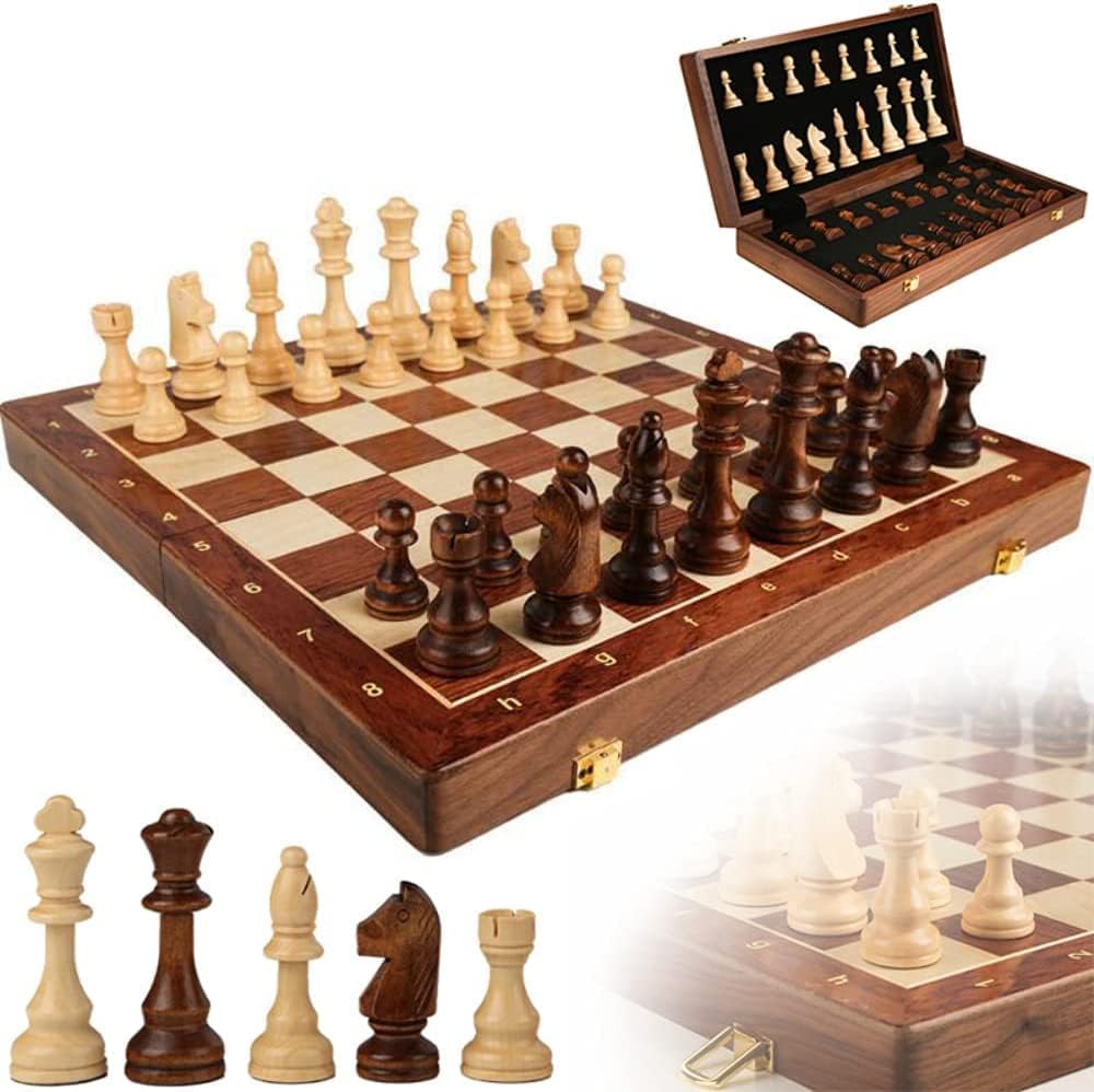 Wegiel Handmade European Professional Tournament Chess Set with Wood ...
