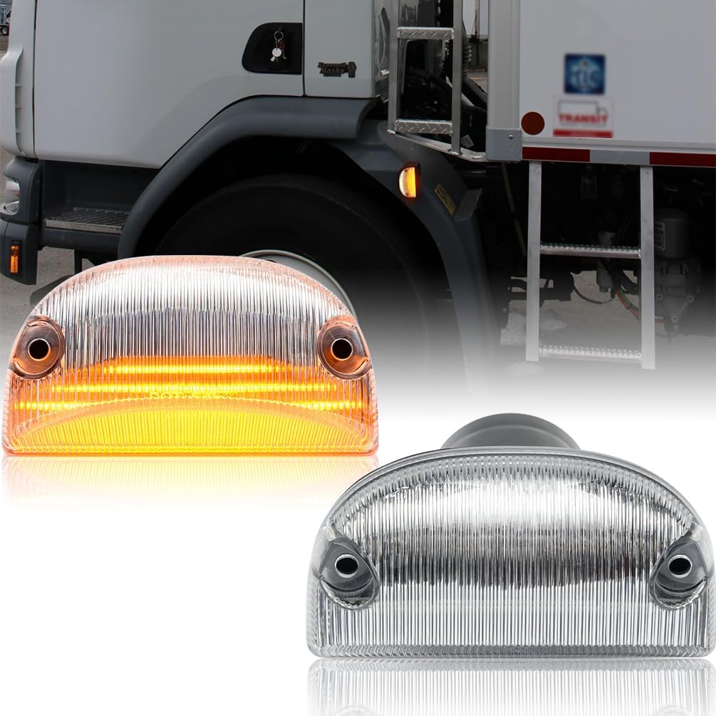 Amazon.com: NJSBYL LED Side Marker Lights for 2013-2023 Kenworth K270 ...