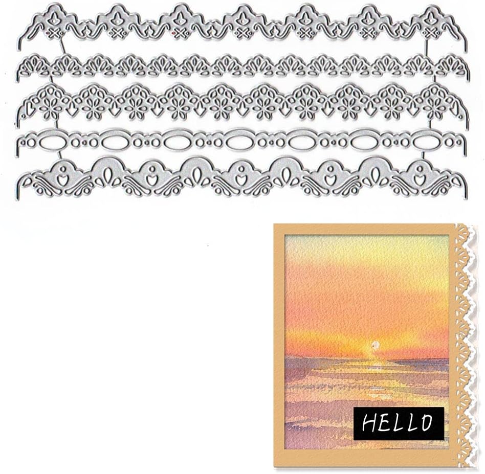 Amazon.com: Die Cuts for Card Making 6 Pcs Cutting Dies, Metal Dies for ...