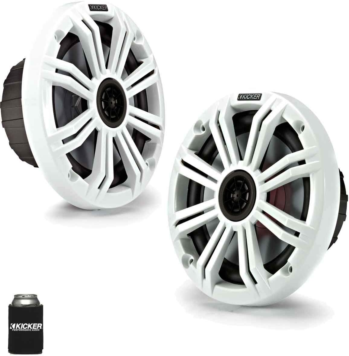 Amazon.com: KICKER 6.5" White Marine Speakers (Qty 2) 1 Pair of OEM ...
