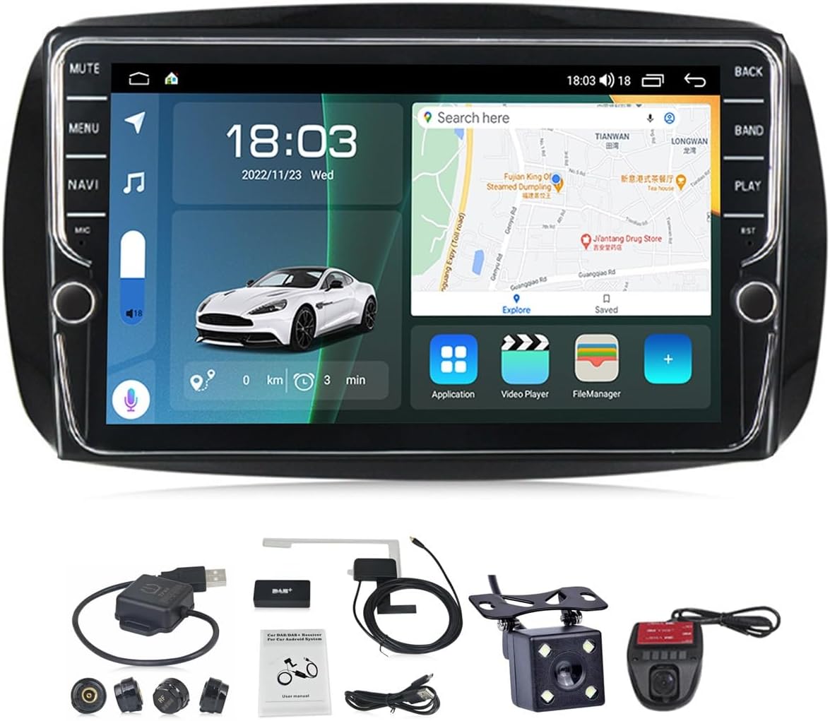 Amazon.com: for Mercedes Benz Smart Fortwo 3 C453 A453 2014-2020 ...