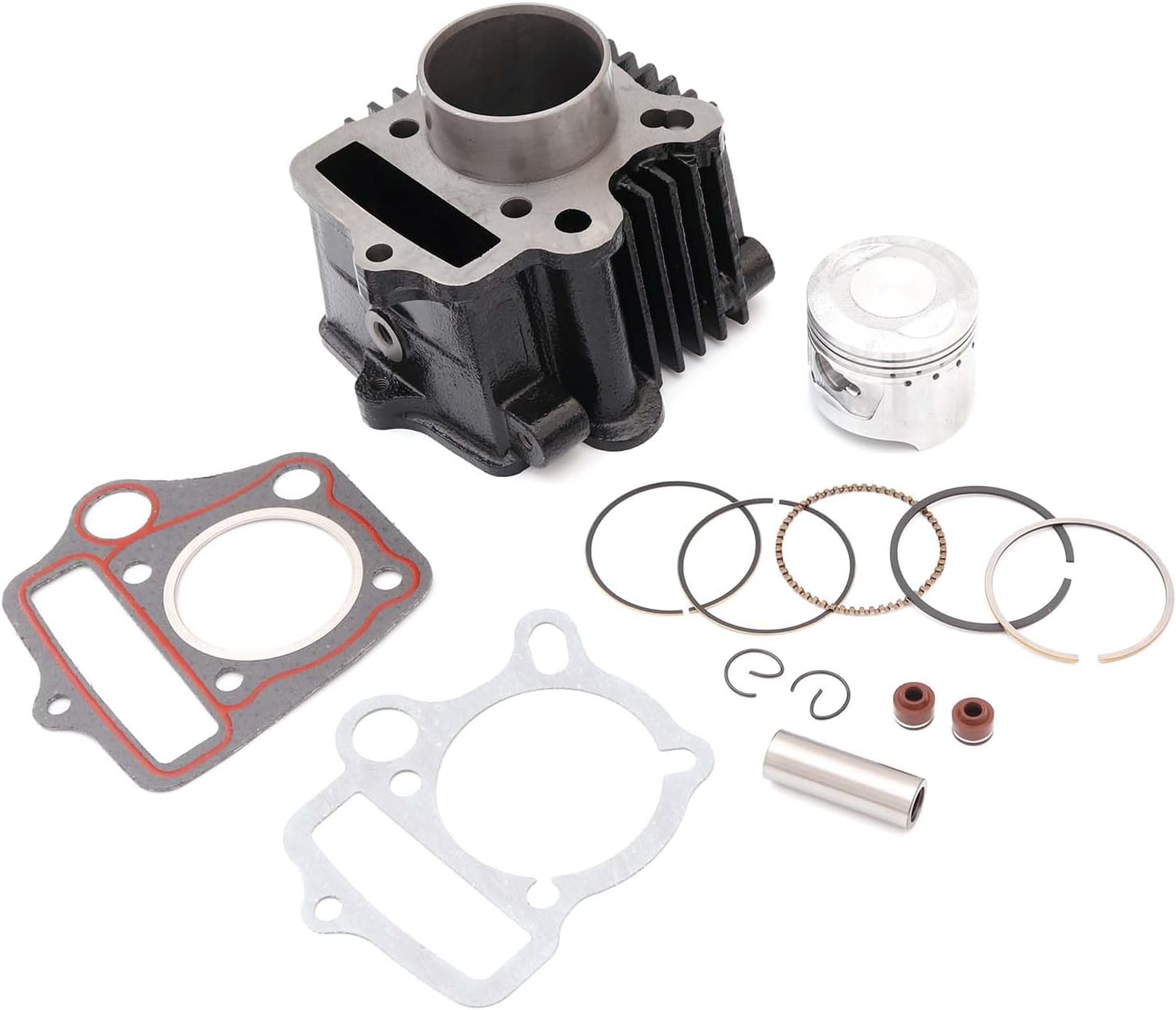 Amazon.com: FSHero Riding 47mm Cylinder Piston Gasket Top End Rebuild ...