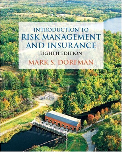 Introduction to Risk Management and Insurance: Dorfman, Mark S ...