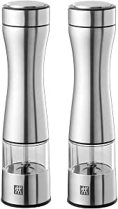 Amazon.com: Zwilling Table Salt and Pepper Mill Electric Set of 2 with ...