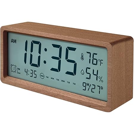 Amazon.com: Smart Cute Digital Alarm Clock Snooze Wake Up Desk Clock ...