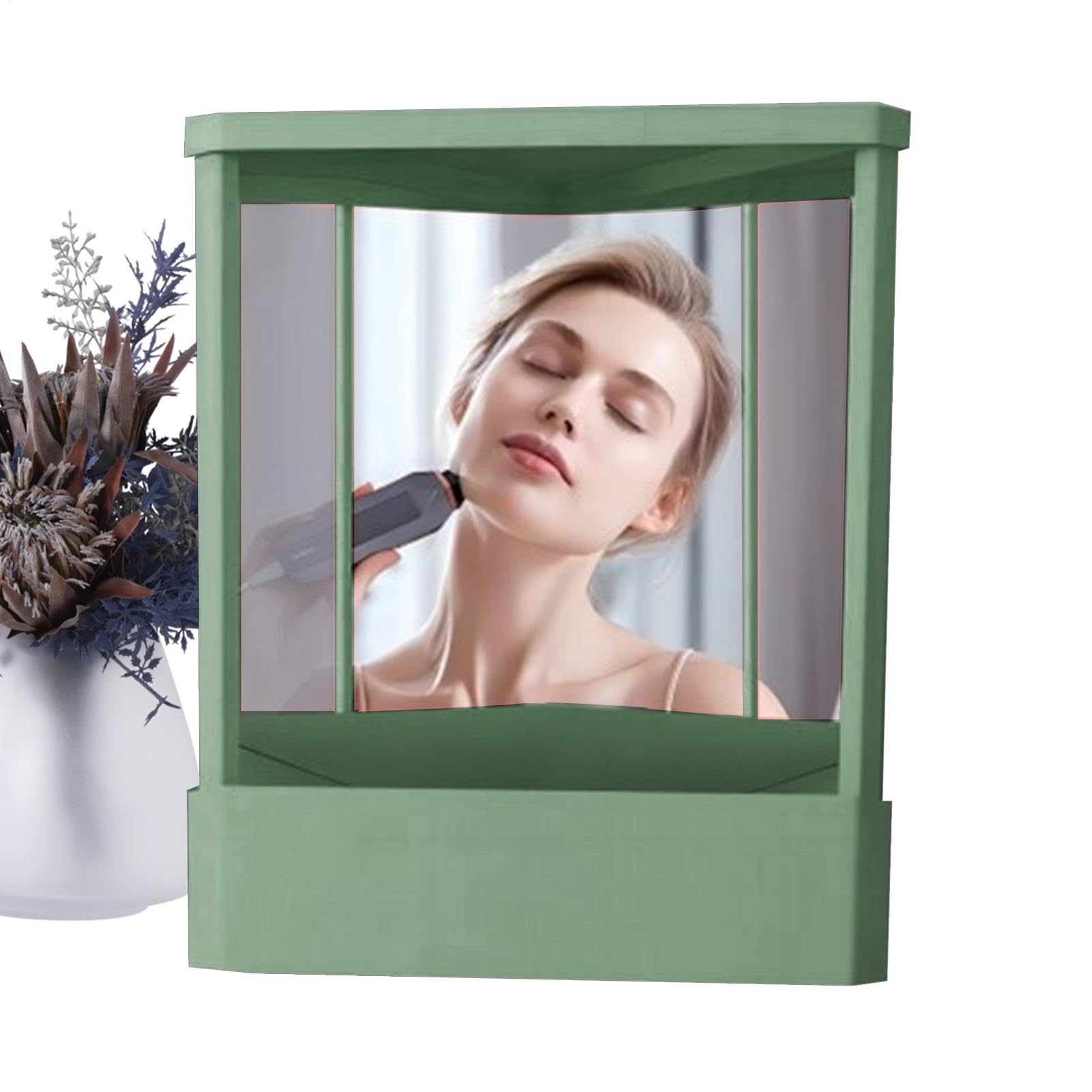 Amazon.com - Non-Reversing Mirrors - Glass Viewing Angle Selfs Hair ...