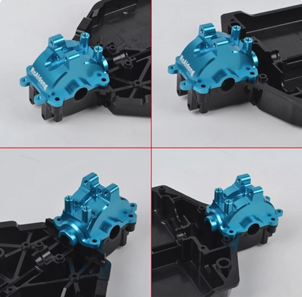 ZLiT Aluminum Alloy Differential Front and Rear Upper Cover for Tamiya ...
